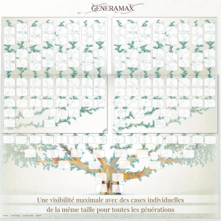 GeneraMax - arbre généalogique vierge